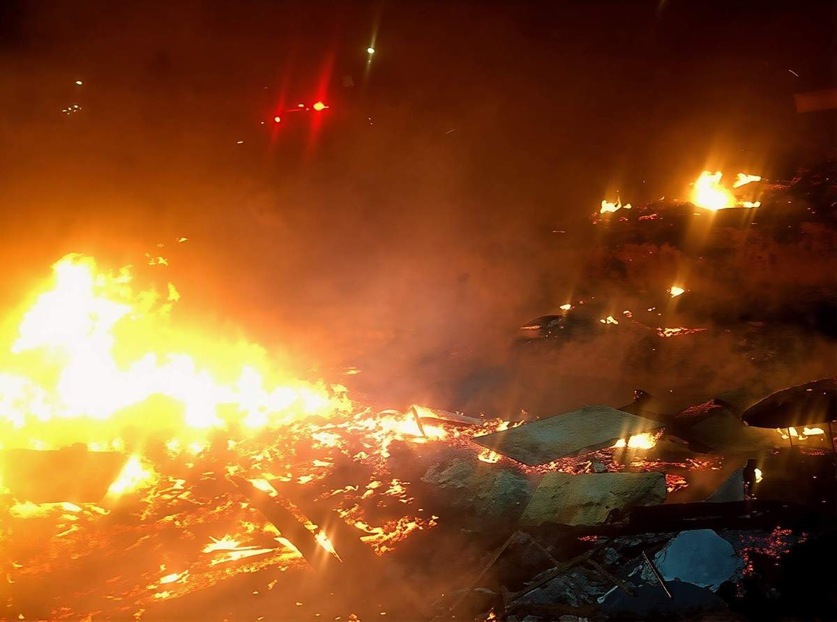 Muere una persona calcinada en incendio de cuarto improvisado en la ...